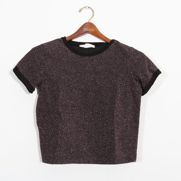 gaze | Tops | 35 Gaze Usa Metallic Thread Top | Poshmark